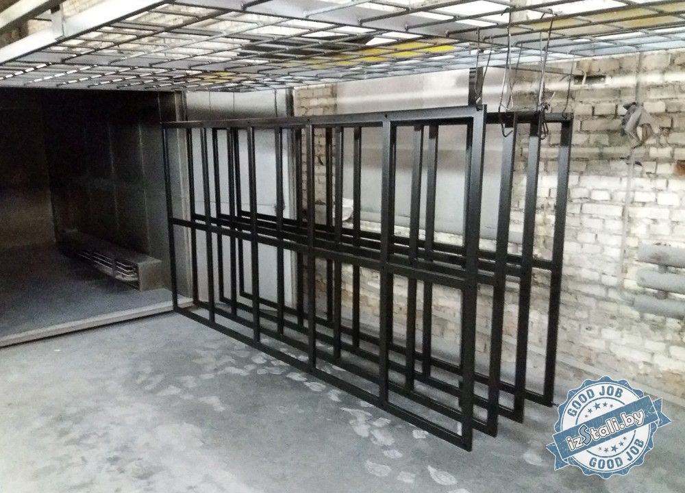 Дровница металлическая в полимерном покрытии